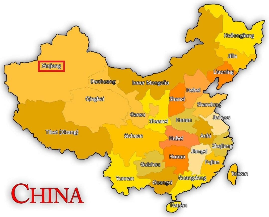 Maps Of Xinjiang Xinjiang Far West China